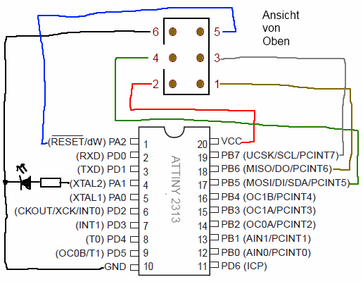 ElsniWiki : Tutorial ATTINY 2313 Programmierung